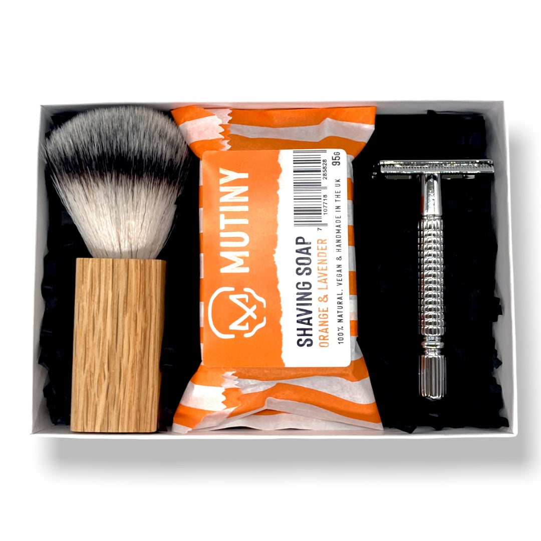 Plastic Free Shaving Kit - Vegan & Natural - Mutiny Shaving– The Clean ...
